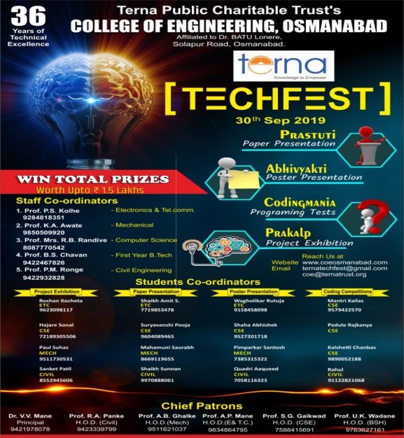 MECHANICAL EVENTS College Of Engineering Osmanabad